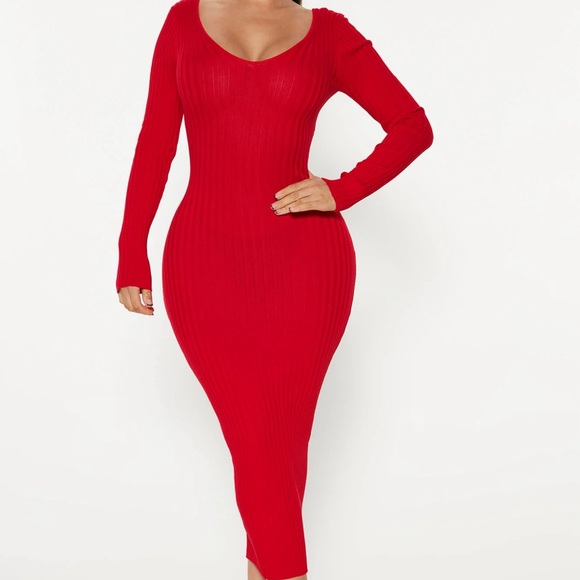 Dresses | Used Red Long Dress | Poshmark